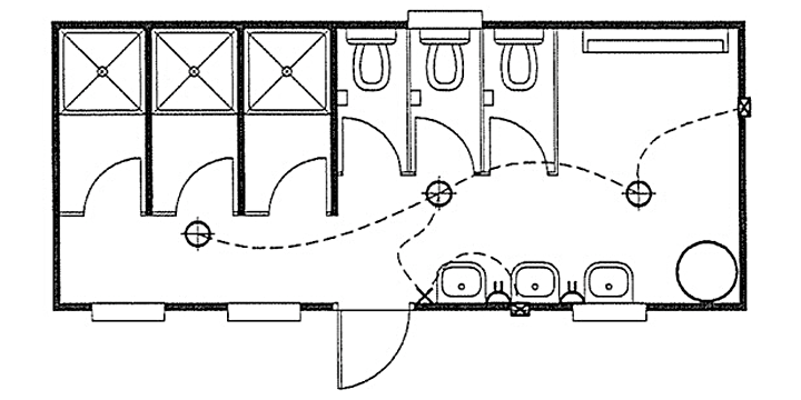 Ablution - 7.2m x 3m | EMAC Modular | Portable, modular building ...