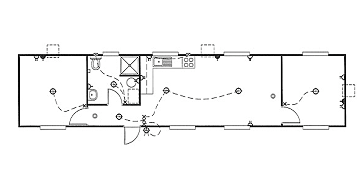 Living quarters - 15.6m x 3.4m | EMAC Modular | Portable, modular ...
