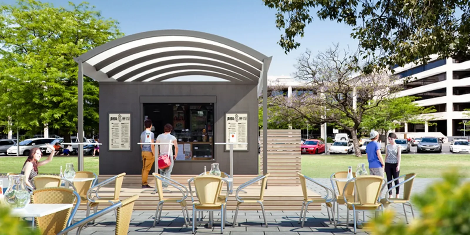 Coffee Huts | EMAC Modular | Portable, modular building construction ...